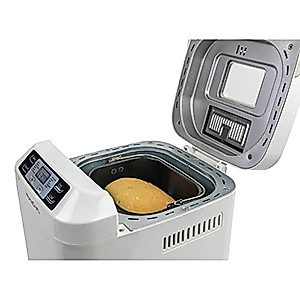 Programmable 2 Lb. Breadmaker With Auto Fruit Nut Dispenser White