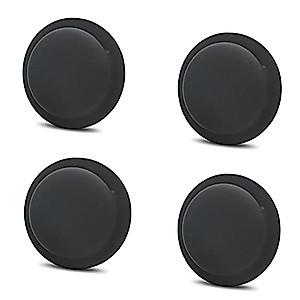 Compatible Soft Silicone Apple AirTag Case Adhesive Case for Apple Air Tag Holder Sticker,Protective Air Tag Case Apple Airtag for Kids Case for Apple AirTag for Dogs Collar 4 Pack[4 Black]