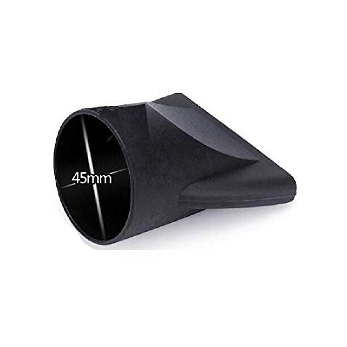 DNHCLL Pack of 2 Black Professional Plastic Hair Dryer Diffuser, Dryer Nozzle Wide Design Plastic Hair Dryer Nozzle Replacement Blow Flat Hairdressing Salon Styling Tool