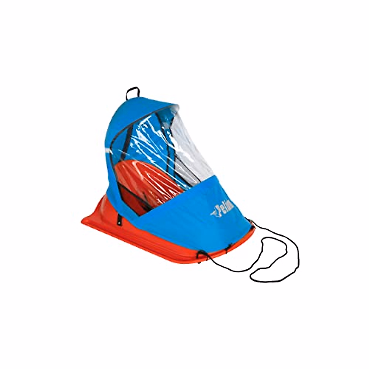 Pelican - Baby Sled Deluxe with Weather Shield, Toddler Sled for Snow, Kids Sled, Durable Sled for Winter Sledding - Children's Ages up to 24 Months