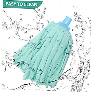 KOMBIUDA Vintage Mop Head Steam Mop Pad Practical Mop Head Reusable Mop Head Flip Mop Refill Commercial Mop Washable Mop Pad Floor Cleaner Mop Cotton Floor Cleaning Mop Head Cloth Green