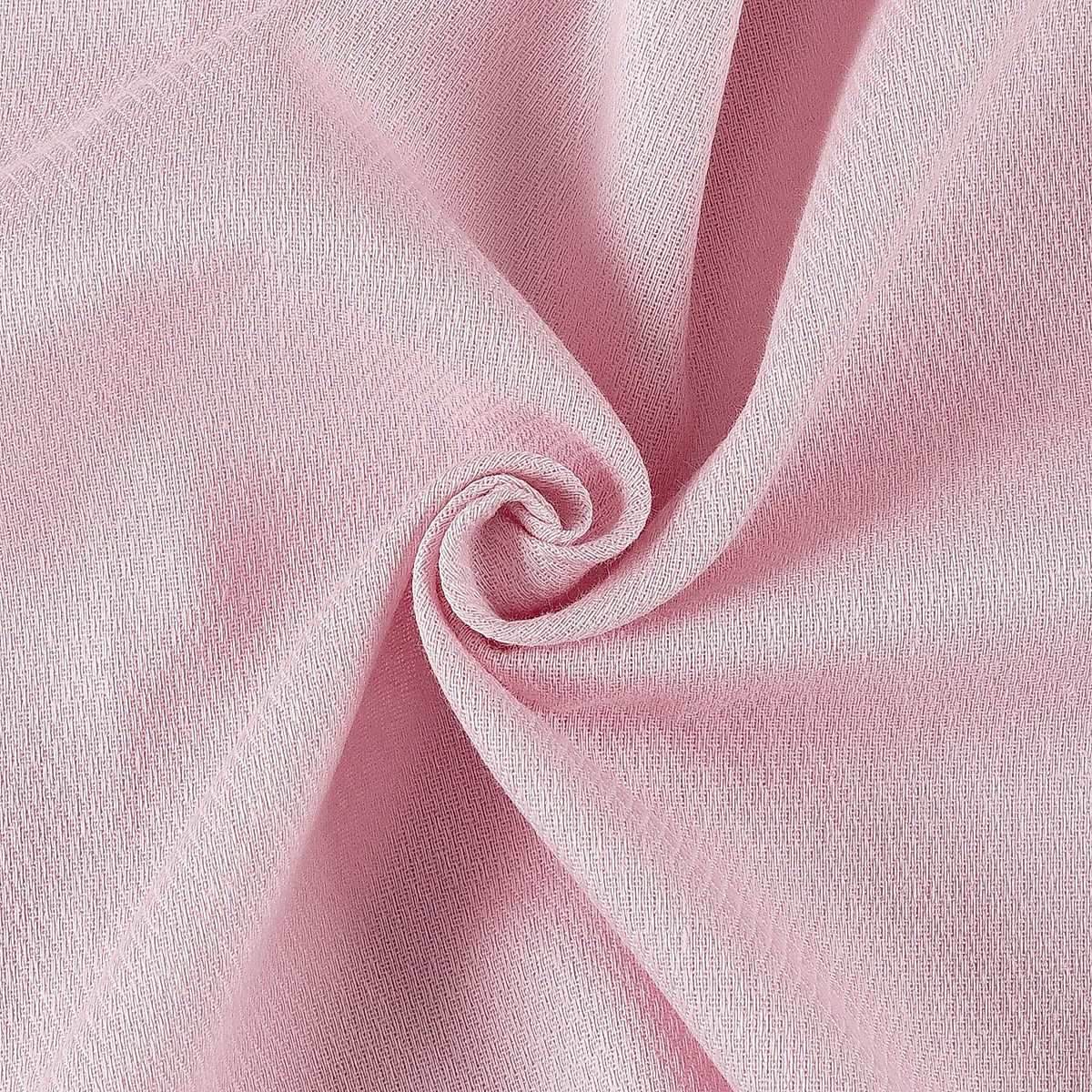 Little Pipers Deluxe 100% Natural Cotton Birdseye Cloth Diapers for Babies - Absorbent Cloth Diapers Burp Cloths - Pink - 6 Pack