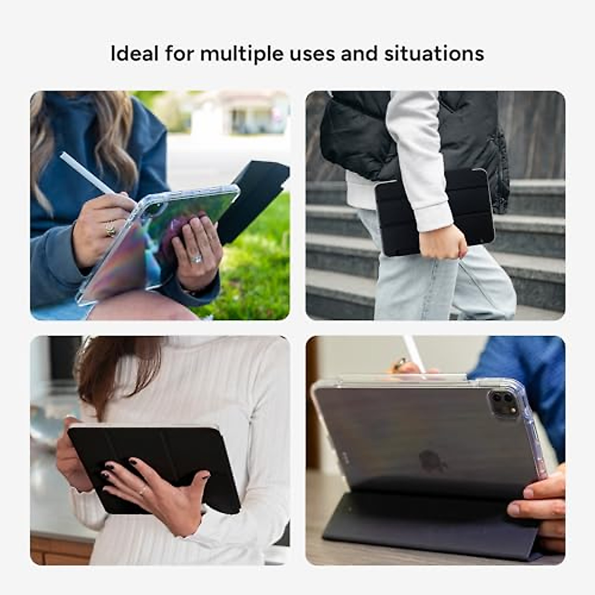 ZAGG Gear4 Crystal Palace Case for Apple iPad Pro 11 inch (4th/3rd/2nd/1st Gen)- Crystal Clear Impact Protection - Shockproof D3O 6.5ft Drop Protection