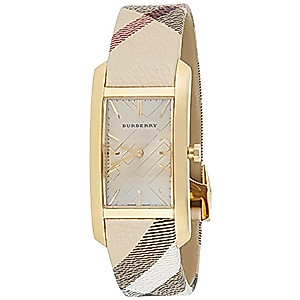 Burberry BU9407 Watch Pioneer Ladies - Gold Dial Stainless Steel Case Quartz Movement