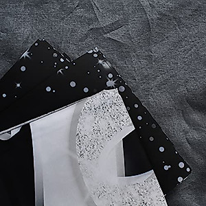 HAMIGAR 6x4ft Happy 75th Birthday Banner Backdrop - 75 Years Old Birthday Decorations Party Supplies for Women Men - Black Silver