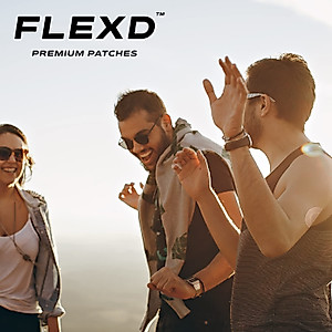 Flexd - Freestyle Waterproof Sensor Covers for Libre 2 & 3 - (25 Pcs) - Libre 3 Sensor Covers - CGM Adhesive Patches - (Round - Tan)