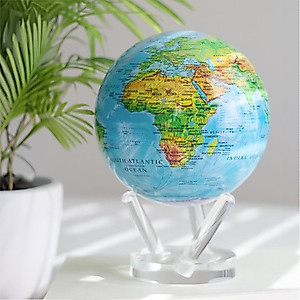 MOVA Globe Blue Relief Map 4.5"