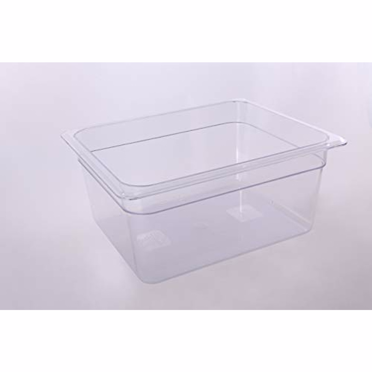 Hakka 1/2 Size Polycarbonate Food Pans,4"Deep,Clear - Pack of 6