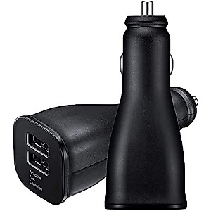Samsung Adaptive Fast Charging Dual-Port Car Charger [2-Pack] for Samsung Galaxy S23/S23+/S23 Ultra /S22/S22+/S22 Ultra /S21/S21+/S20/S20+/S10/S10+/S10e/S9/S9+/S8/S8Plus/Edge/Active/Note 8/9/10/20