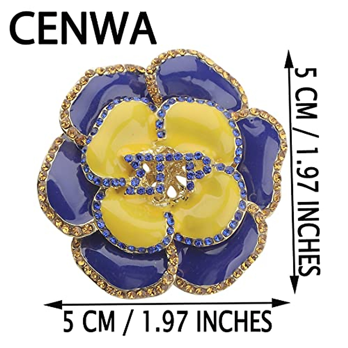 CENWA Sigma Gamma Rho Sorority Brooch Pin 1922 Sorority Gift Sorority Jewelry Gift (Sigma Flower pin)