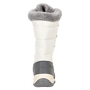 Mountain Warehouse Extreme Snowflake Womens Long Snow Boots - IsoDry White Womens Shoe Size 7 US