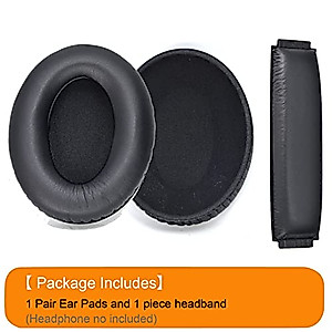 HD 448 HD428 HD419 Ear Pads and Headband - defean Replacement Repair Parts Suit Ear Cushion Compatible with Sennheiser HD418, HD419, HD428, HD429, HD439, HD438, HD448, HD449 Headphone