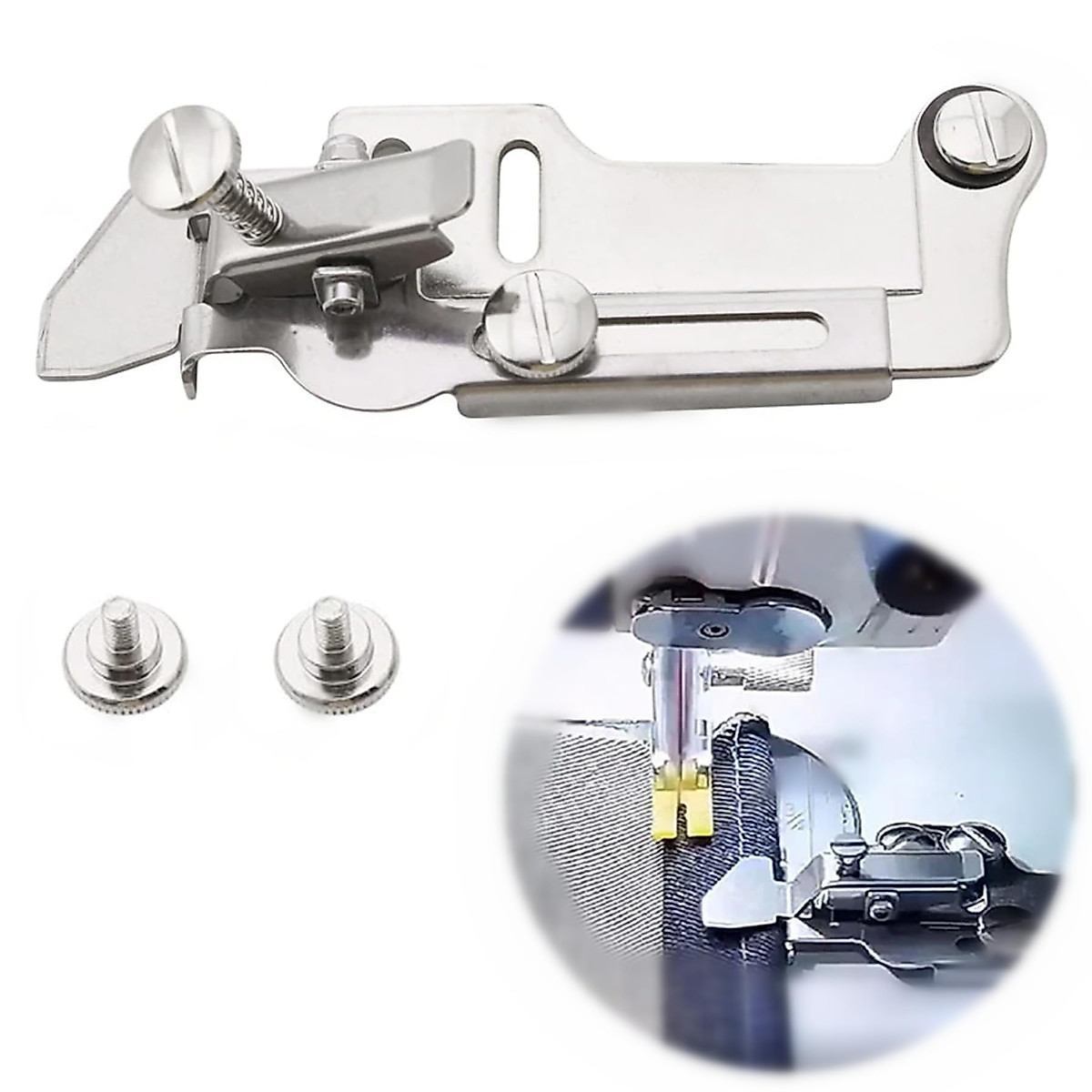 Sewing Machine Presser Foot, Snap on Sewing Machine Foot, Stainless Steel Sewing Machine Accessories (1 Pack)