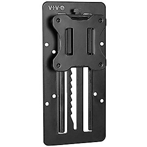 VIVO Height Adjustable VESA Adapter for Single 13 to 27 inch Monitor, Accessory Bracket Kit for Individual Screen, Black, Stand-VAD3