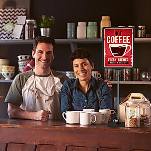 Sign Holder, Sign Stand with Adjustable Height Snap Open, Reusable Sign Holder 8.5 x 11 Inch, Sign Stands for Display Advertising Business Menu Flyer Signage, Vertical and Horizontal View Sign Holder Stand (Black, 2 Pack)