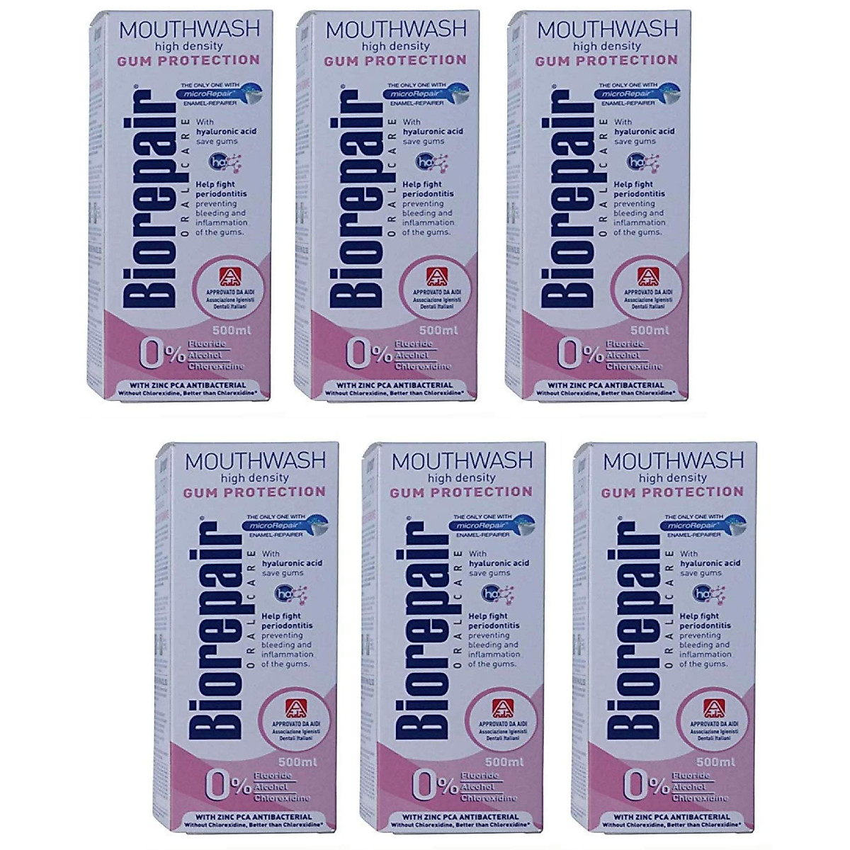 Biorepair Oral Care Collutorio, Pack of 6