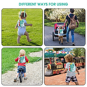 Toddler Leash Dinosaur Baby Harness Child Leash for Toddler Kids, Backpack Baby Kids Leash for Toddlers Age 1 2 3 4 5 Years Old Boys and Girls