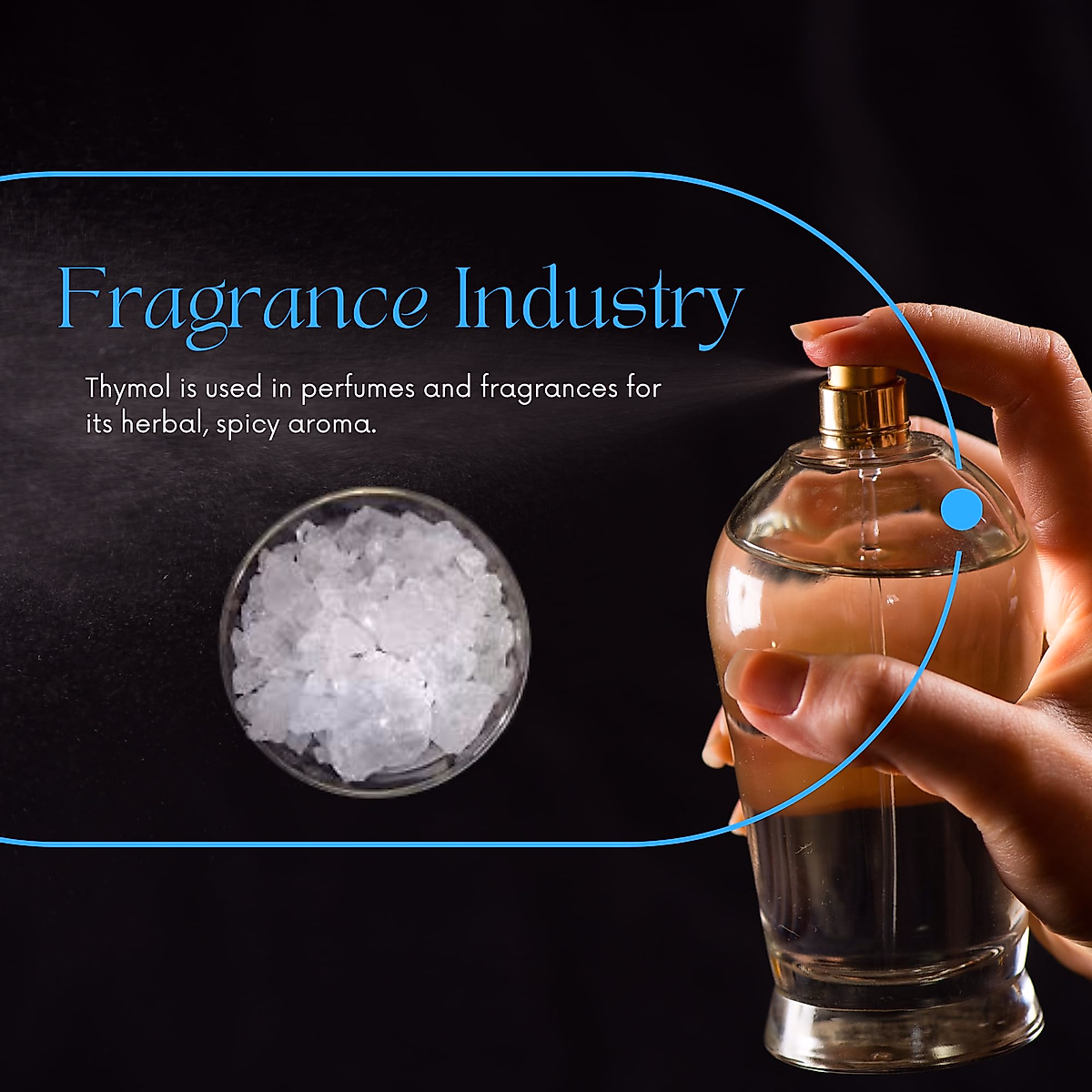 Thymol Crystals High Purity Aroma Compound (100 Grams)