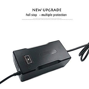 YZPOWER 54.6V 4A Power Adapter for Electric Bike Mobility Scooter 48V Lithium Battery Charger XLR Connector