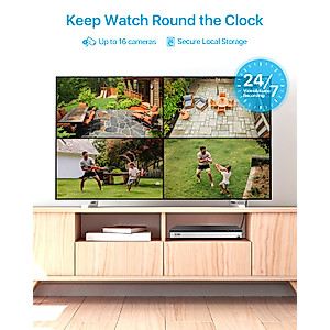 ZOSI 4K 16CH PoE Security Camera System, 16CH 4K NVR with 4TB HDD for 24/7 Recording, 14 X Wired 5MP (3K) PoE IP Cameras Outdoor Indoor, Spotlights, 2-Way Talk, Human Detection, Sound & Light Alarm