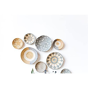 Small African Basket- Tabora/Rwanda Basket/Woven Bowl/Sisal & Sweetgrass Basket/Tan, White