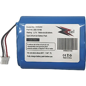 ZZcell® Battery Replacement for ADT Command Smart Security Panel ADT7AIO, ADT5AIO, Honeywell Pro 7, AI05-2, AIO7-1, AIO7-2, 300-10186 Alarm 3.7V 7800mAh