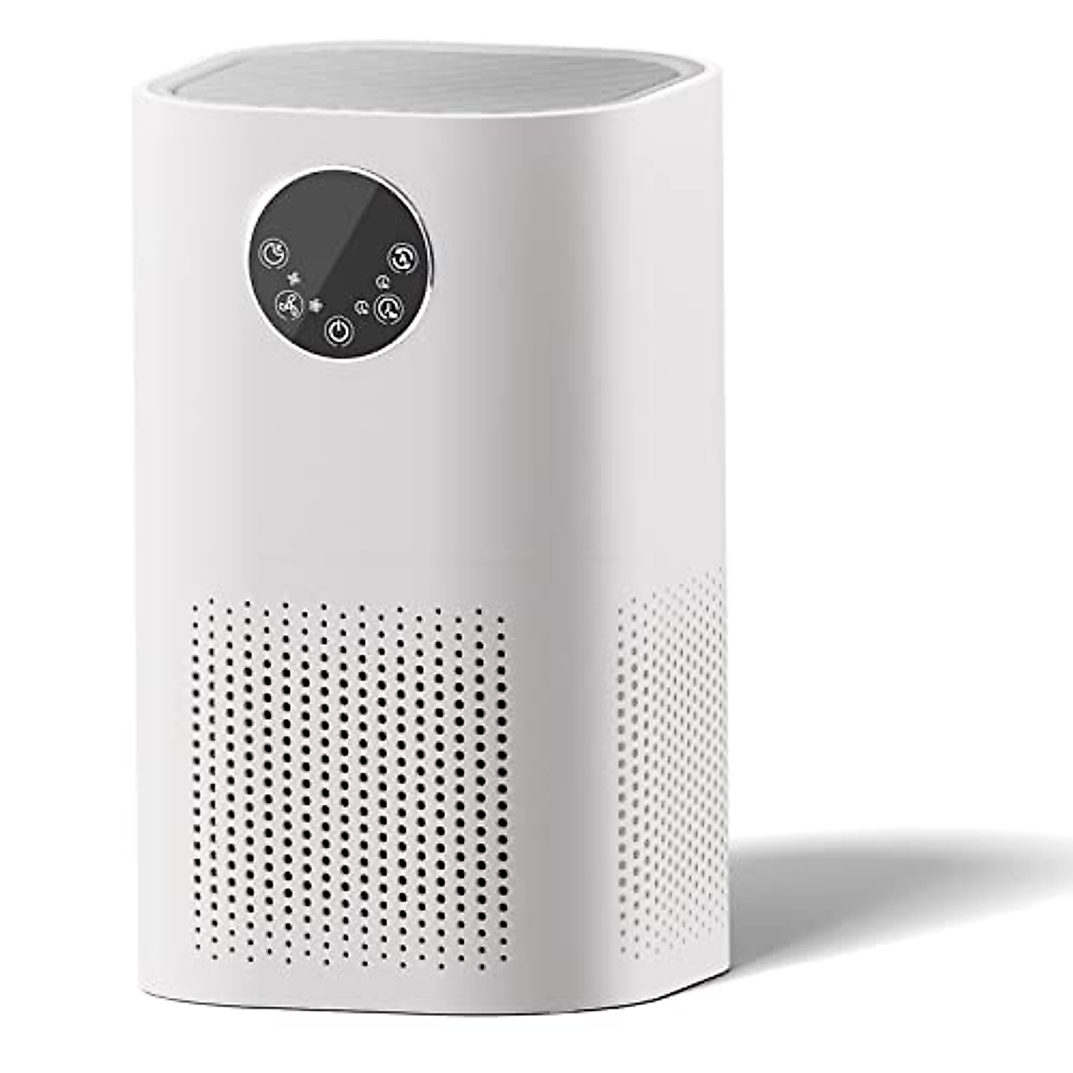 MIUI Air Purifiers - Air Purifyer for Bedroom Home, Hepa Air Filter Cleaner Super Mute Efficient Filtering for Allergies and Pets Smokers Office Desktop (White)