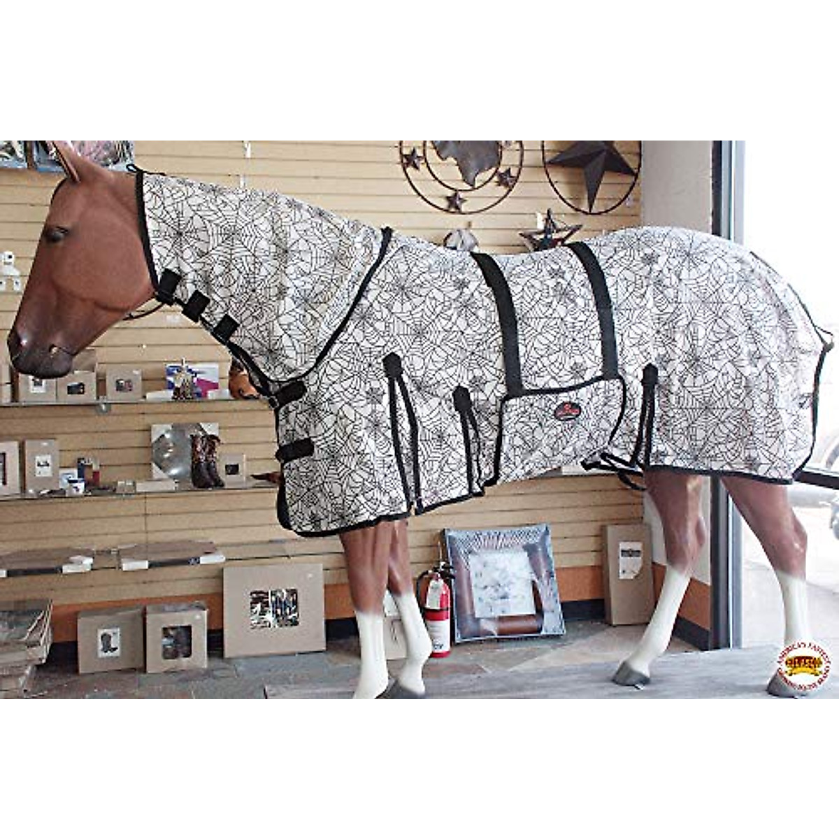 HILASON 69 Inches Horse Fly Sheet Ultra Violet Rays Protect Mesh Bug Mosquito Summer Spring | Fly Sheet | Horse Turnout Sheet | Fly Sheet for Horses | Bug and Mosquito Protection | Fly Sheet for Horse