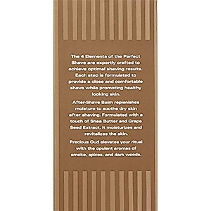 The Art of Shaving After-Shave Balm for Men - Face Moisturizer, Clinically Tested for Sensitive Skin, Oud, 3.3 Ounce