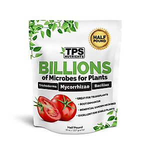 TPS Billions Concentrated Microbial Root Enhancer, 100% Water-Soluble with Mycorrhizae, Bacteria and Trichoderma, 8 oz (1/2 Pound)