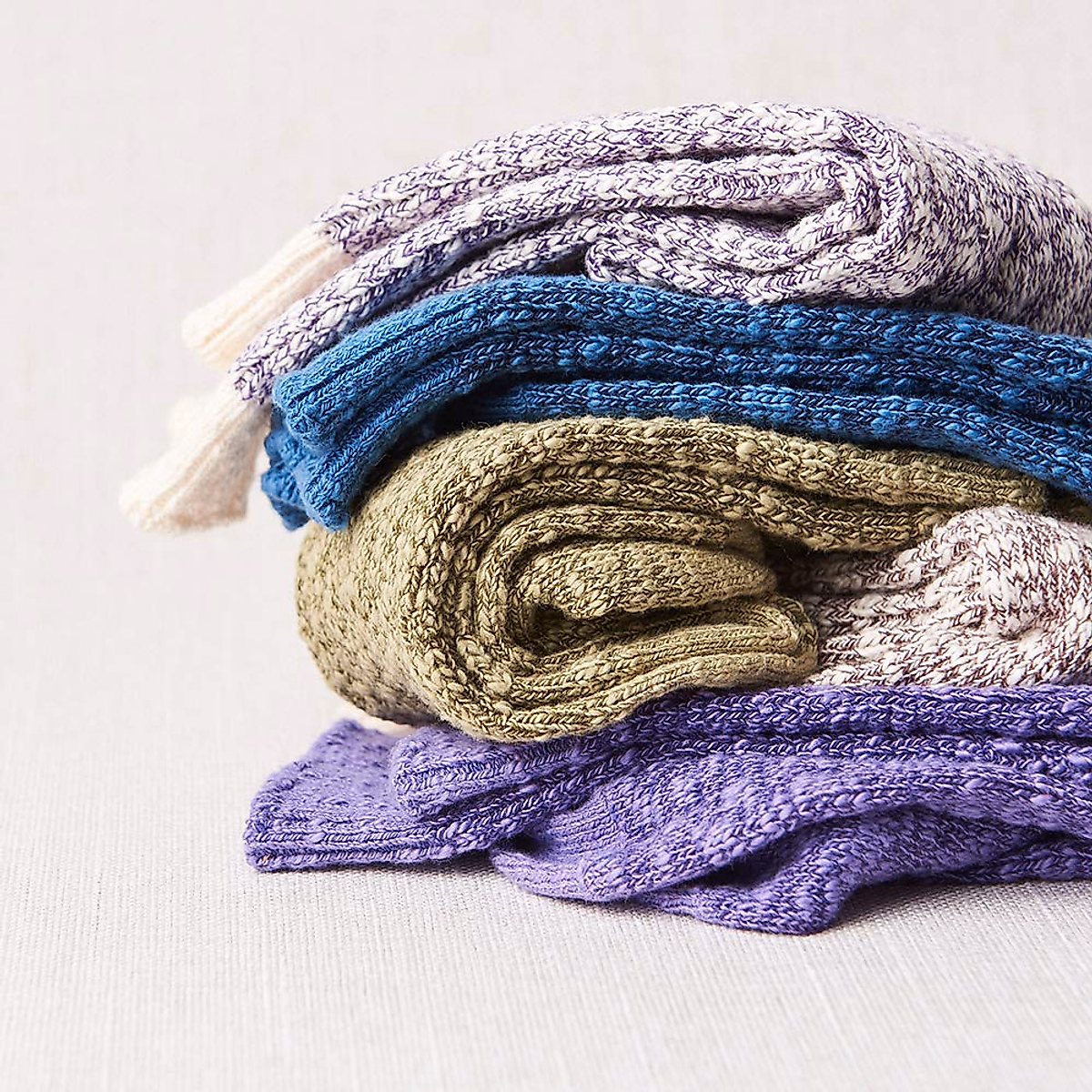 Maggie's Organics - Organic Cotton Ragg Socks - Classic for Women & Men - 4 Pairs - Unisex - Casual & Comfortable - Soft - Long Lasting - Made In The USA