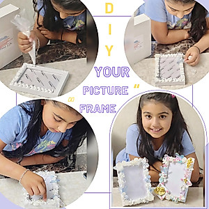 DOUXFUN DIY Picture Frame Craft Kits, Arts and Crafts Activity Kit for Kids Ages 5-12+, Party Games Easter Christmas Birthday Gift for Boys Girls Adult, Pack of 2