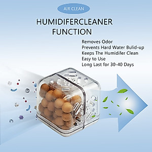 Humidifier Water Cleaning Demineralization Cartridge Filter Compatible with LEVOIT, GENIANI, EVERLASTING, Also Works with All Humidifiers Caliber Larger Than at Least 1.3 in Diameter (20 Pack)