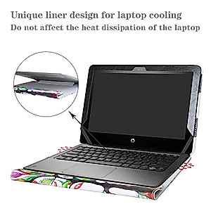 Alapmk Protective Case Cover for 11.6" HP ProBook x360 11 G1 EE /G2 EE /G3 EE / G4 EE /G5 EE /G6 EE/G7 EE Series Laptop(Warning:Not fit HP Other 11.6 inch Laptop),Love Tree