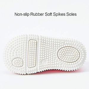 montaas Baby Boys Girls Shoes Infant First Walkers Slip On Toddler Sneakers for 9 12 18 24 Months Black