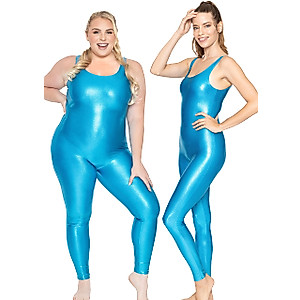 STRETCH IS COMFORT Women's Mystique Unitard Costume Turquoise X-Small