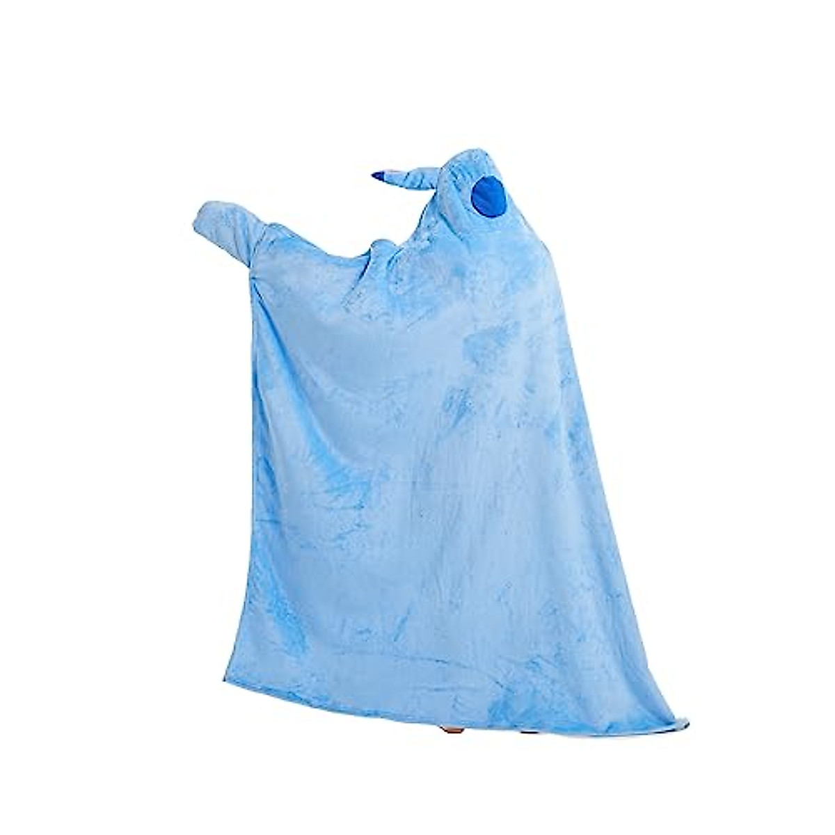 OGU' DEAL Stitch Wearable Throw Blanket Flannel Oversized Sharp Anime Cosplay Hooded Cloak Shawl Wrap Nap Quilt