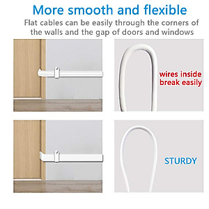 SIOCEN【3-Pack 20ft DC Power Extension Cable,5.5mm x 2.1mm 12v Extension Cord Security Camera Power Cable Male to Female for CCTV IP Indoor Camera Dvr Standalone LED Strip,Supply Adapter