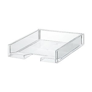 Like-It │MX-18 │Portrait File Tray │Stackable File Tray │10.24" × 13.31" × 2.44" | Clear │