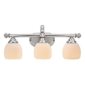 Home Decorators Collection Cedar Cove 3-light Brushed Nickel Bath Light 10000031004