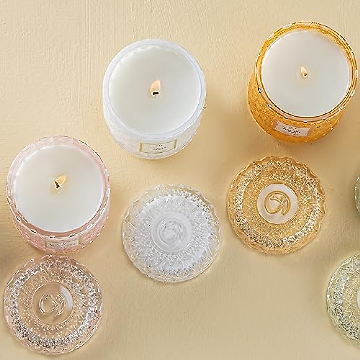 Chloefu LAN Vanilla Bean Highly Fragranced Candle Gifts for Women, Natural Wax Candle for Home Scented, Up to 55 Hour Burn time - 8.1 Ounce Premium Soy Wax