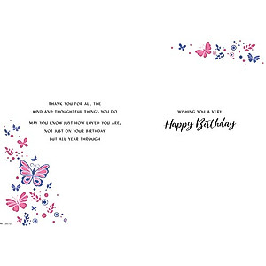 Regal Publishing Modern Birthday Card Daughter in Law - 9 x 6 inches -
