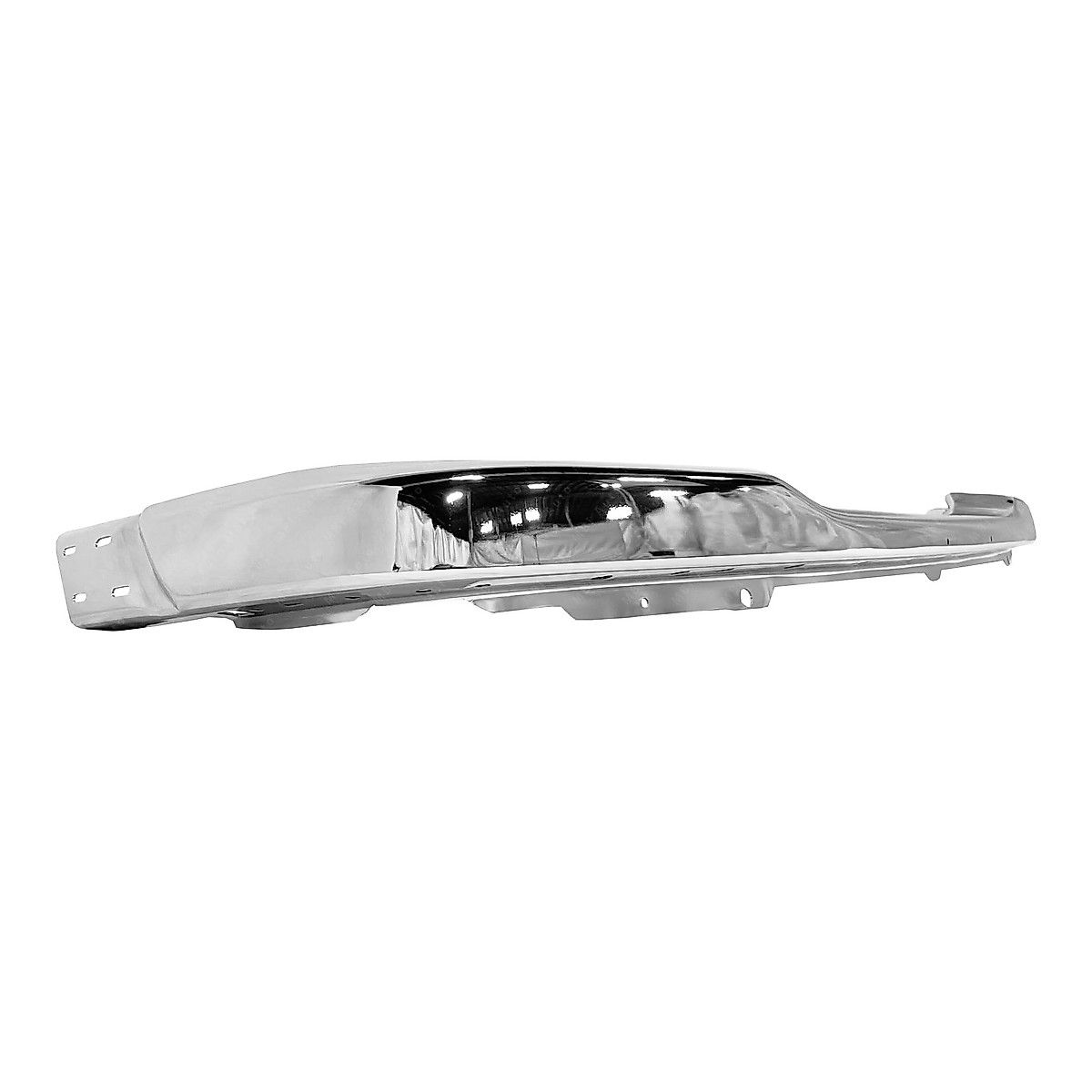 MBI AUTO - Chrome, Steel Front Bumper Face Bar for 2001-2005 Ford Ranger Pickup 4WD 01-05, FO1002368