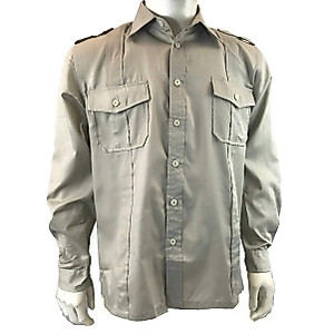 Indiana Jones Shirt Safari Raiders Costume (M) Khaki