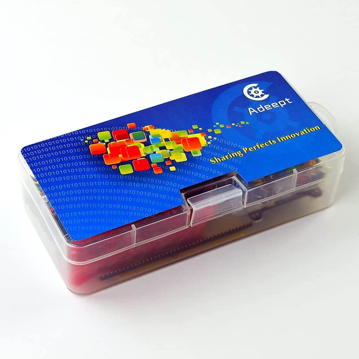 Adeept Starter Kit Compatible with Raspberry Pi 4 3, 2 Model B B+ LCD1602 Servo Motor C and Python Code, Beginner Starter Kit with User Manual Guidebook