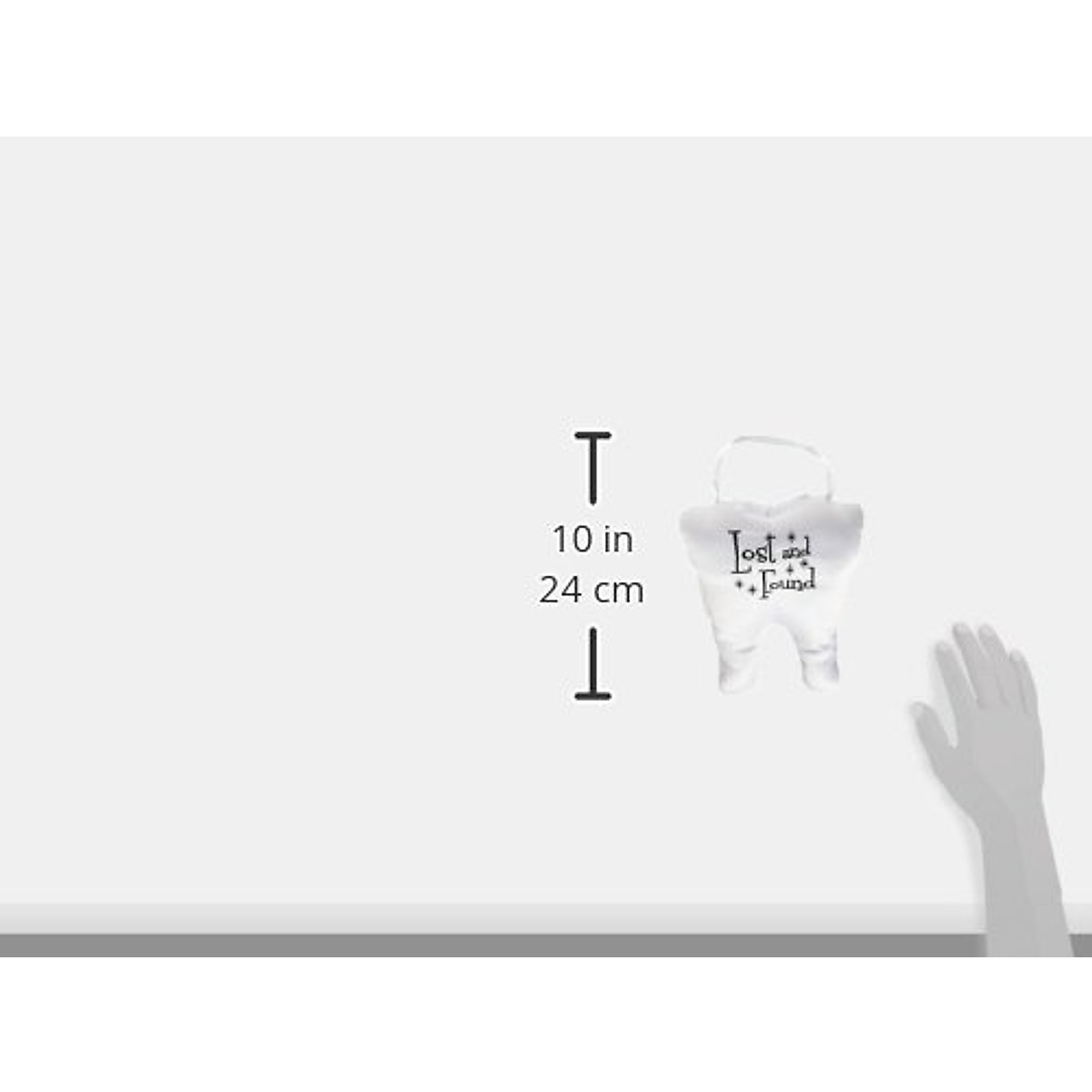 Lillian Rose Tooth Pillow, Lost and Found, 6.5" x 7.5"