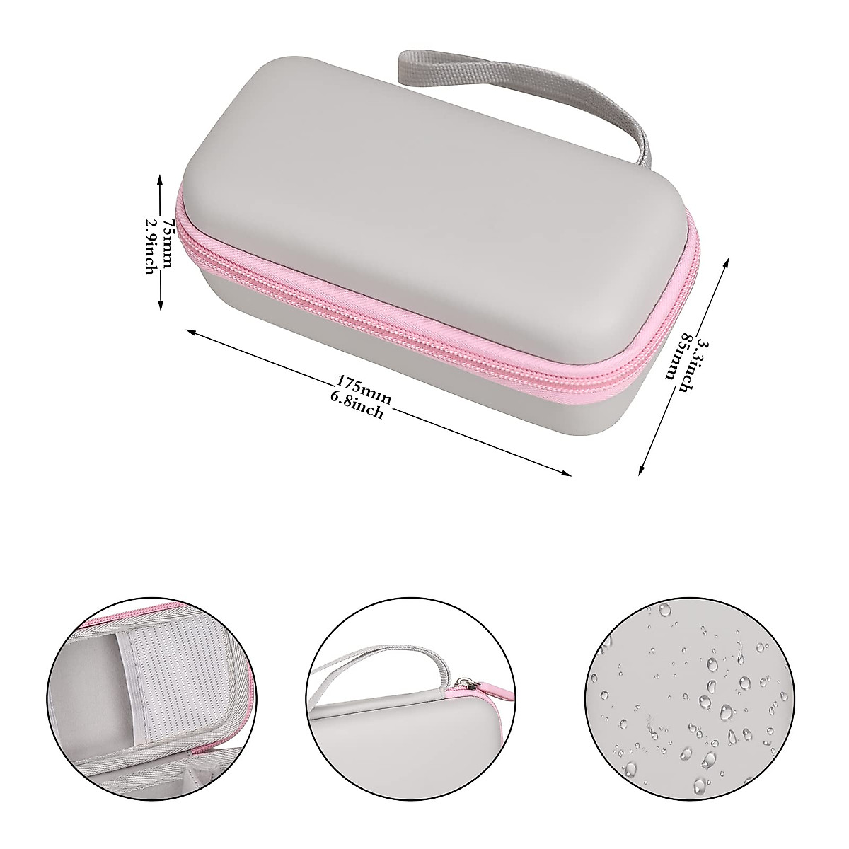 Aproca Hard Travel Storage Carrying Case for Braun Silk-épil 3 3-270 SE3170 Epilator
