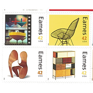 Charles and Ray Eames Collectible Sheet of Sixteen 42 Cent Stamps Scott 4333 By USPS