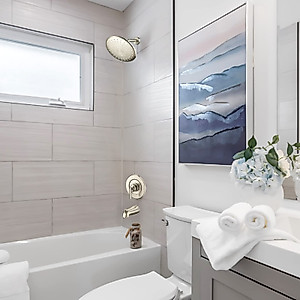 Slip Fit Tub Spout with Pull-Up Diverter for 1/2 inch Copper Tube, Brushed Nickel