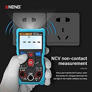 TEHAUX 1pc Digital Multimeter Dc Measuring Instrument Electronic Component Household